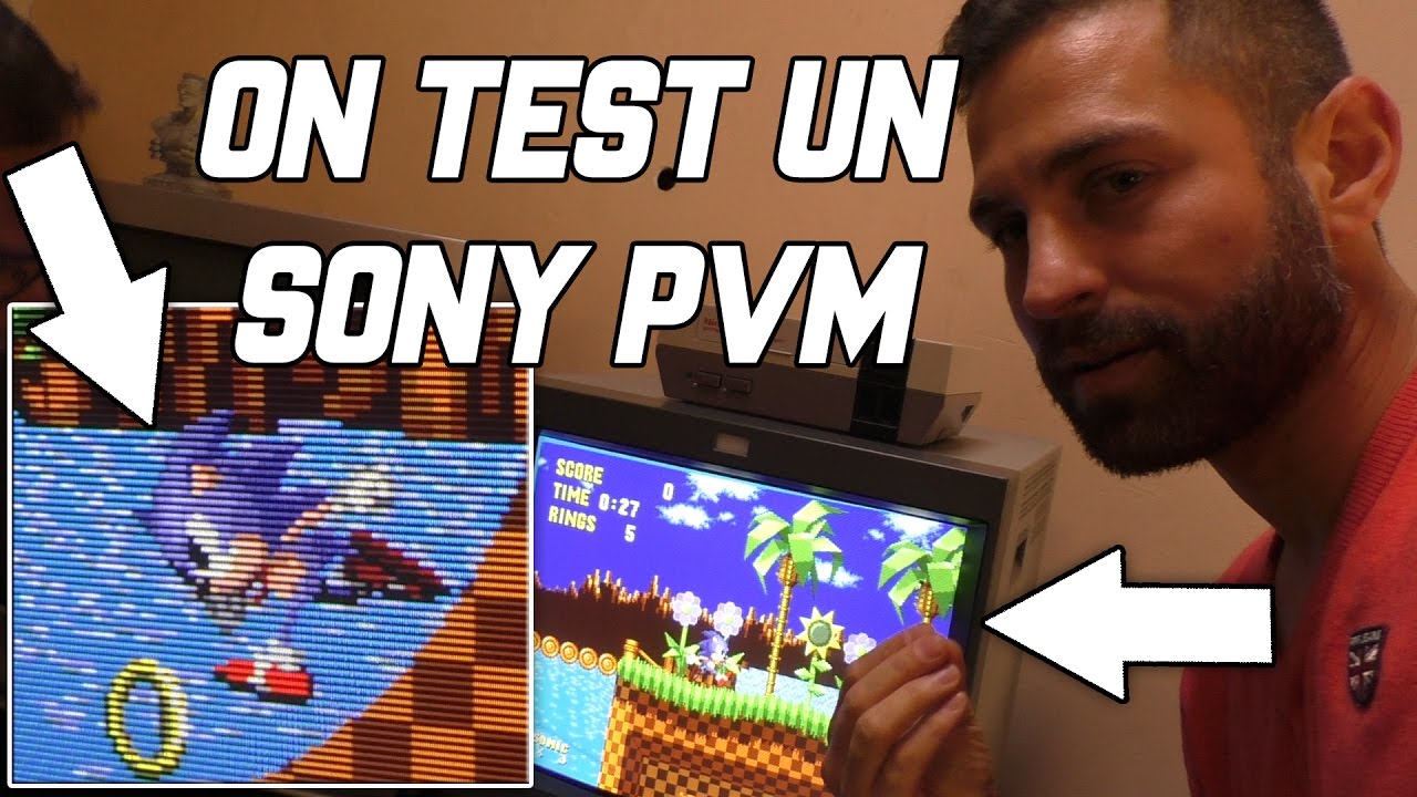 On teste un SONY PVM HR Trinitron : PVM 20M4E - YouTube