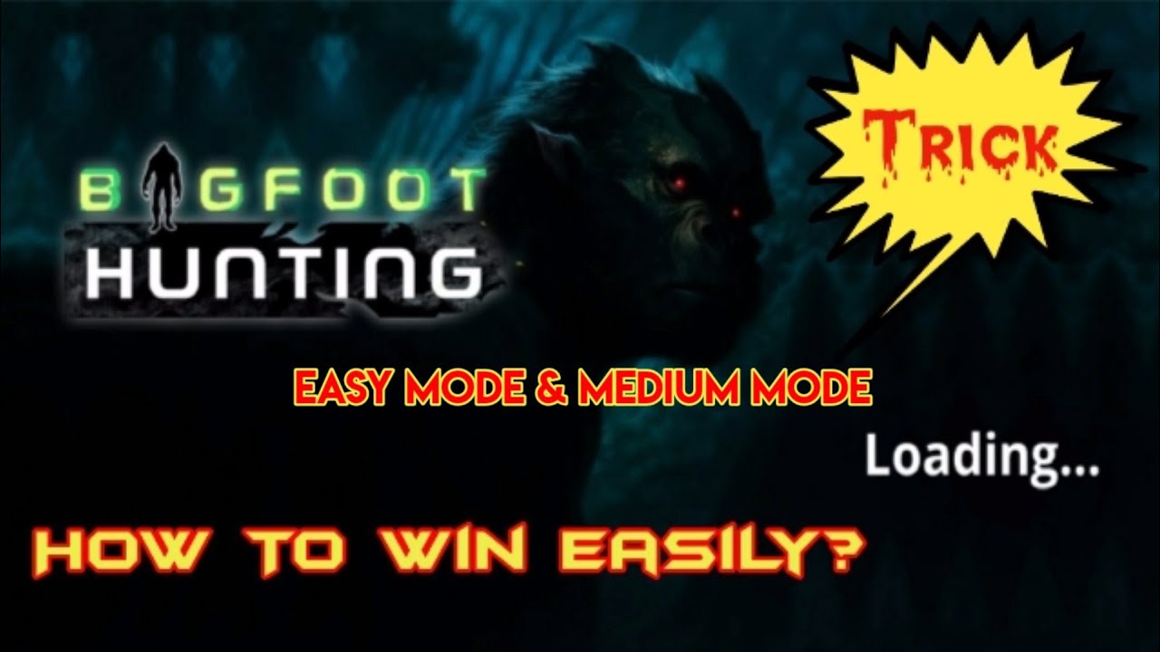 Bigfoot Hunting || Bigfoot Hunting Gameplay || Action Games || Horror ...