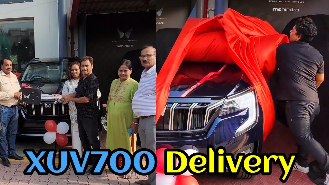 Delivery Of My MAHINDRA XUV700 🔥| BIKER DHRUB - YouTube