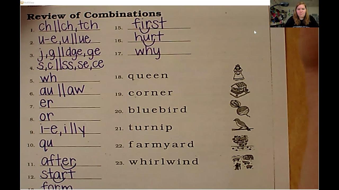 Saxon Phonics Grade 1 Lesson 133 Worksheet - YouTube