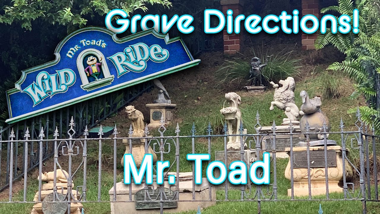 Grave Directions! with Wayne and Tracy. Mr. Toad of Mr. Toad's Wild ...