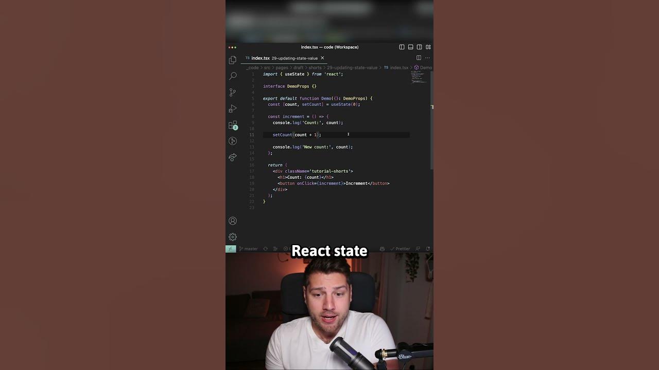 Accessing state after update in React - YouTube