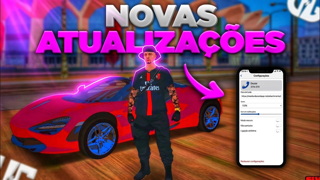 ESTE É O SERVIDOR MAIS INOVADOR DO SAMP!! (Tem até CELULAR igual FIVEM ...