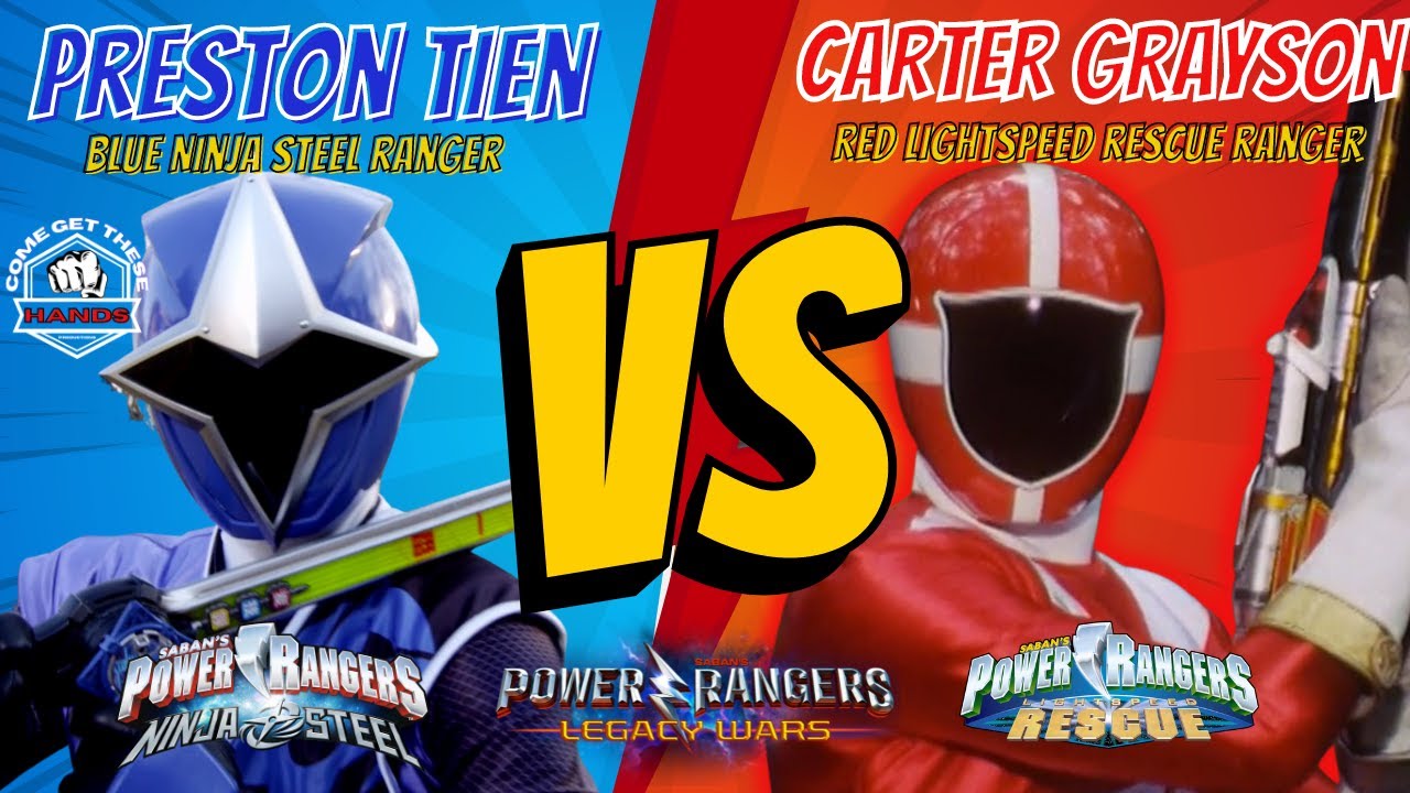 Power Rangers Legacy Wars | Ninja Steel Blue Ranger Preston Tien Vs ...