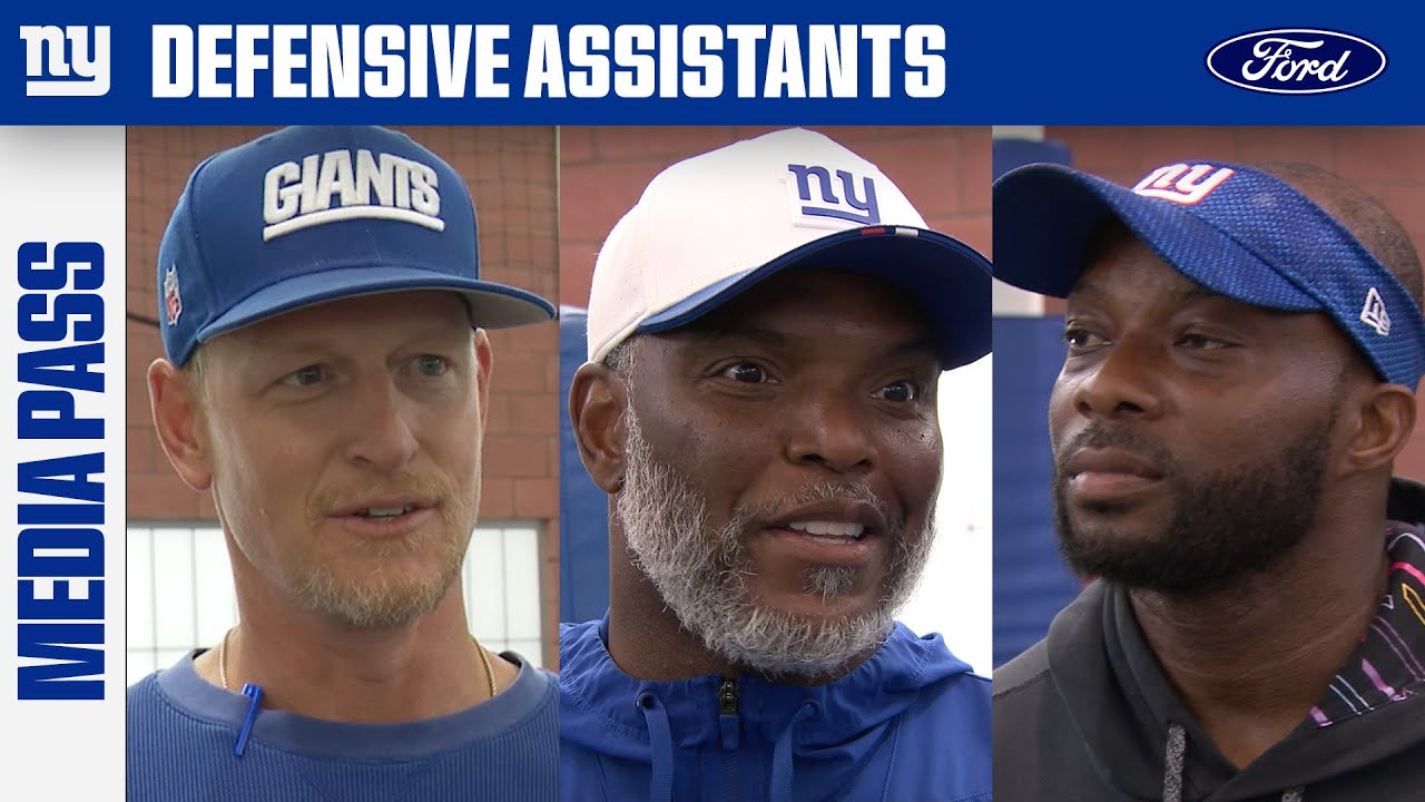 Defensive Assistant Coaches Address the Media | New York Giants - YouTube