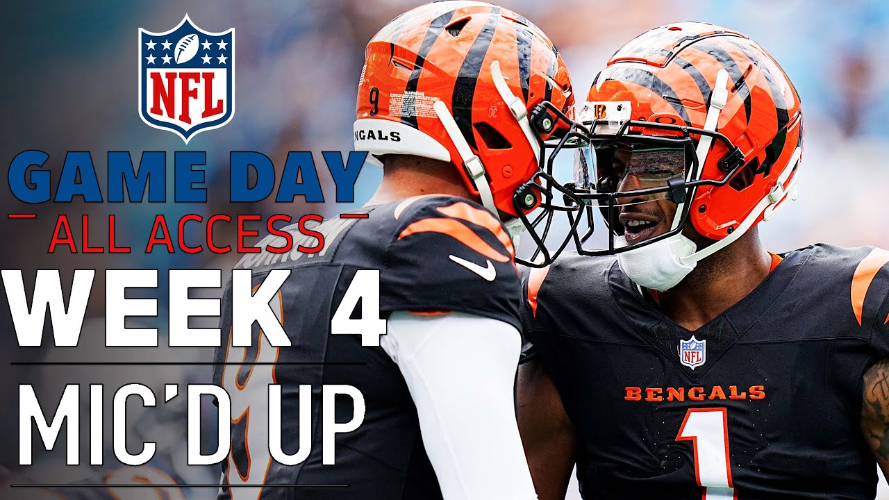 NFL Week 4 Mic'd Up! "The world knows he can't guard you" | Game Day ...