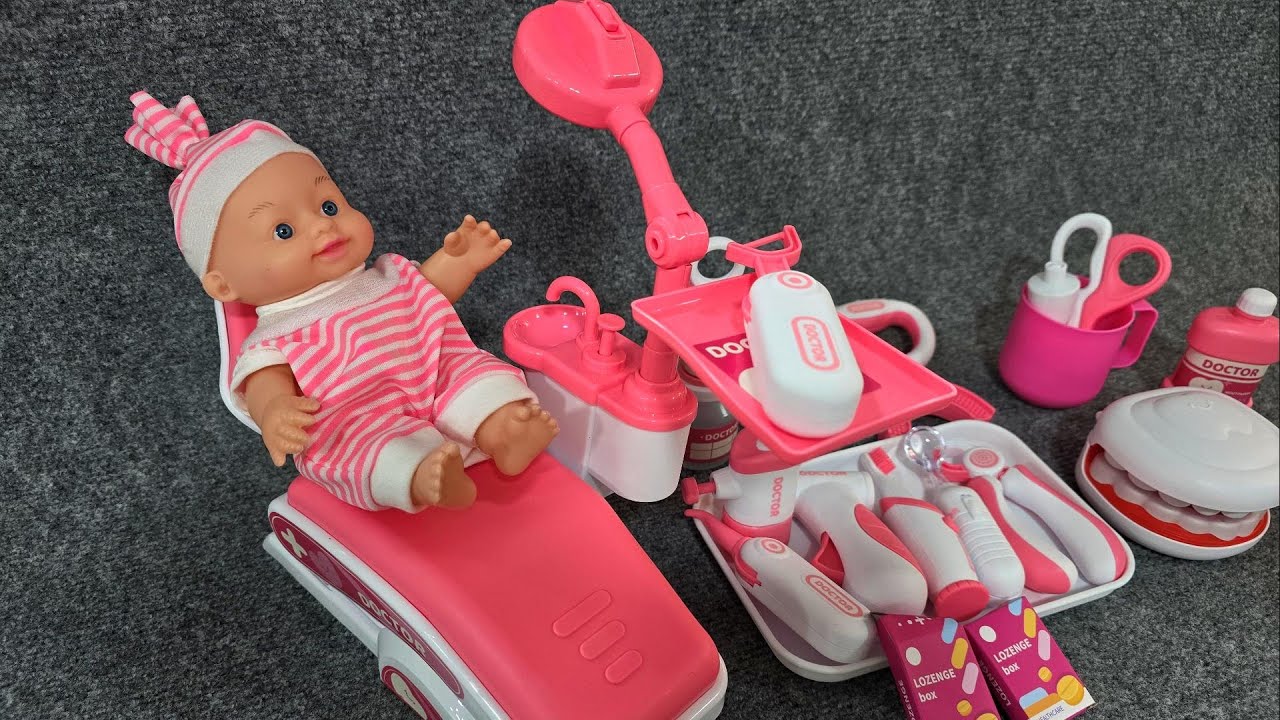 7 Minutes Satisfying with Unboxing Pretend Doctor Playset，CT Detector ...