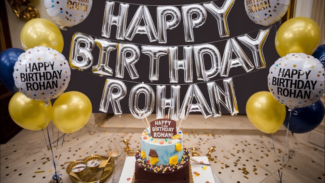 Happy Birthday Rohan song 🎉 Happy Birthday song for Rohan #viralvideo # ...