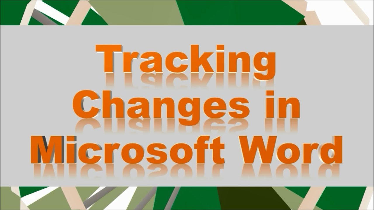 Reviewing And Tracking Changes In Word 2010 YouTube Reviewing And Tracking Changes In Word 2010 YouTube