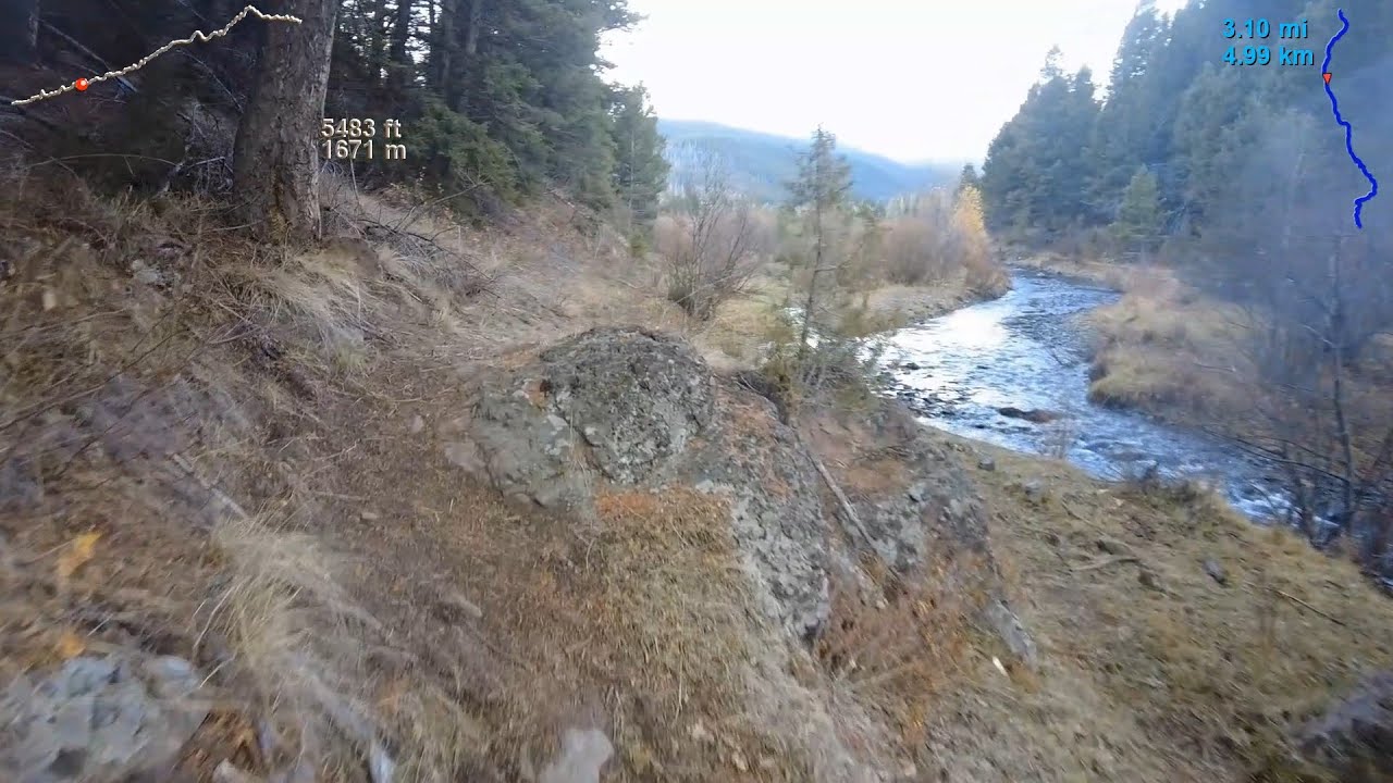 German Gulch to Bull Ranch, 11.5 Miles, 18.4 Kilometers | Virtual Trail ...