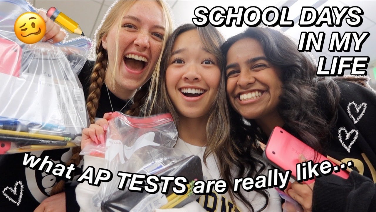 SCHOOL DAYS IN MY LIFE | what AP TESTS are really like... - YouTube