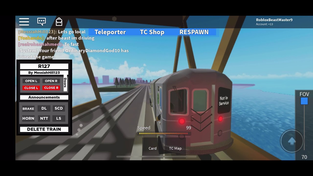 Driving an R127/R134 in Roblox! - YouTube