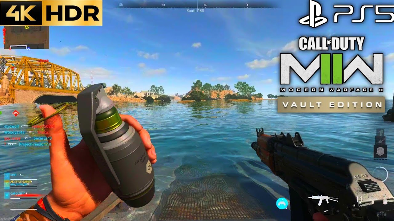 MODERN WARFARE 2 Tear Gas Testing Underwater | MW2 Underwater Test Tear ...