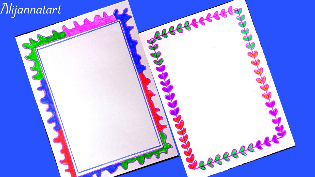 Border Designs|project design|corev Page design|assignment front page ...