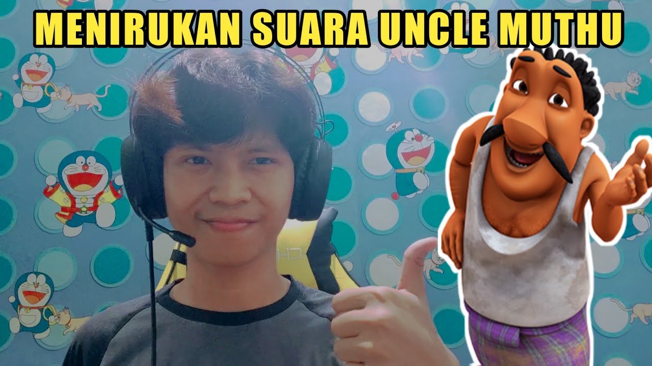 TUTORIAL MENIRUKAN SUARA UNCLE MUTHU DI KARTUN UPIN IPIN - YouTube
