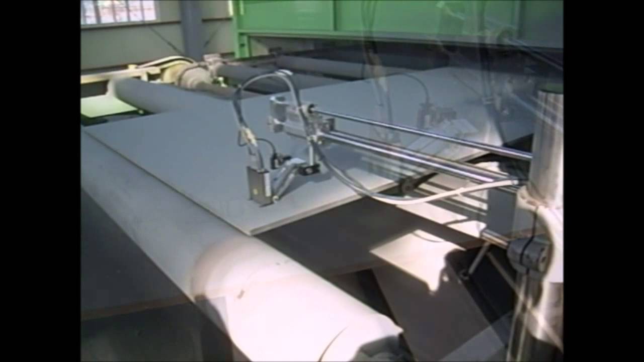 steel plate marking - YouTube