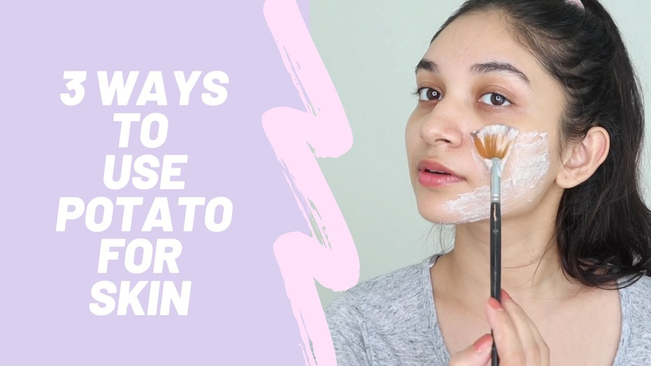 USING POTATOES TO GET RID OF ACNE SCARS, SPOTS IN 3 WAYS - YouTube