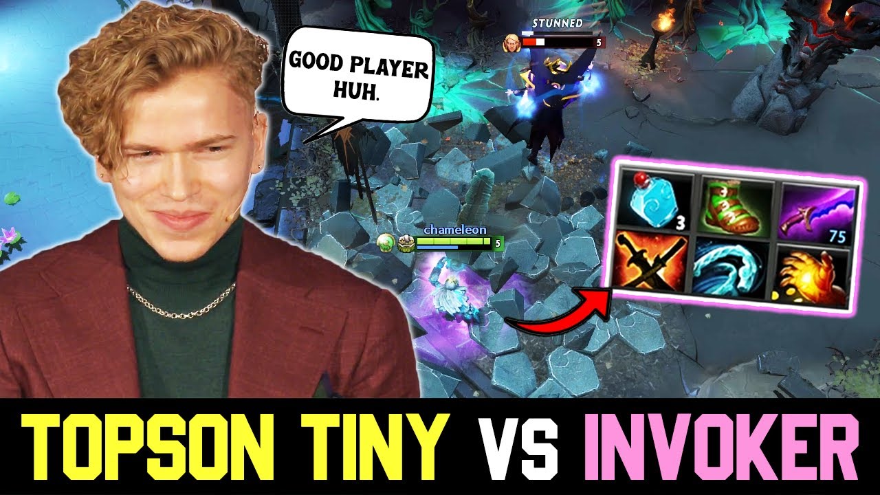 Topson First Time Building Physical Items on his Signature Hero "TINY ...