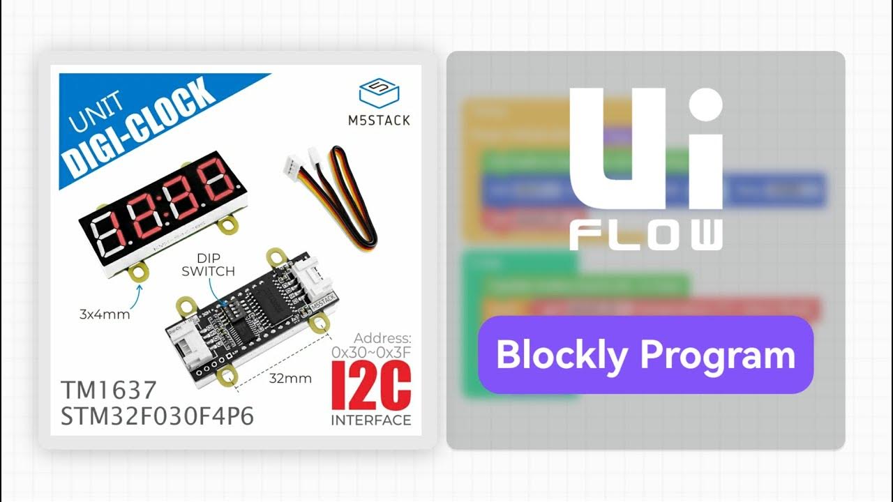 UIFlow2.0-Unit Programming application | Digi-Clock - YouTube