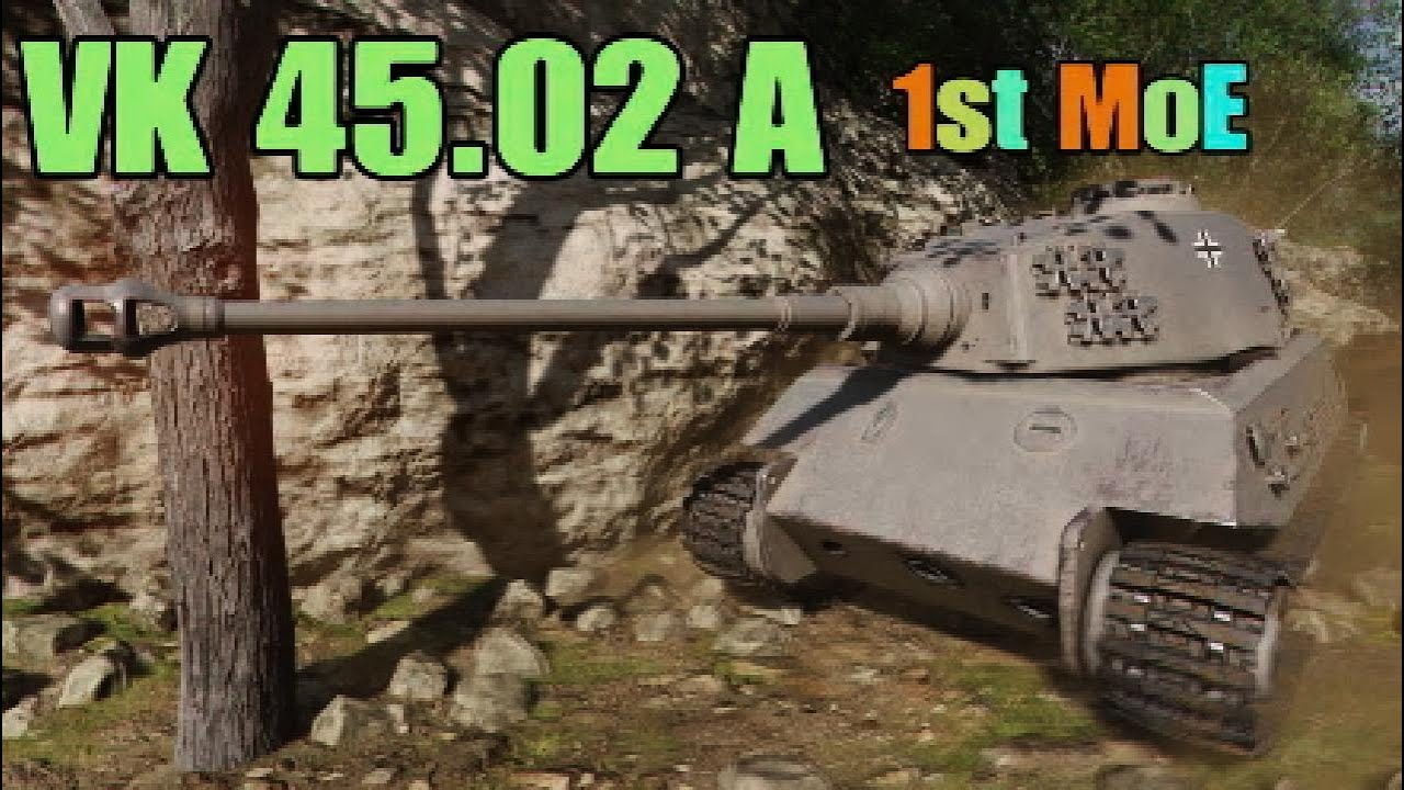 World of Tanks Console - VK 45.02 A - 1st MoE - YouTube