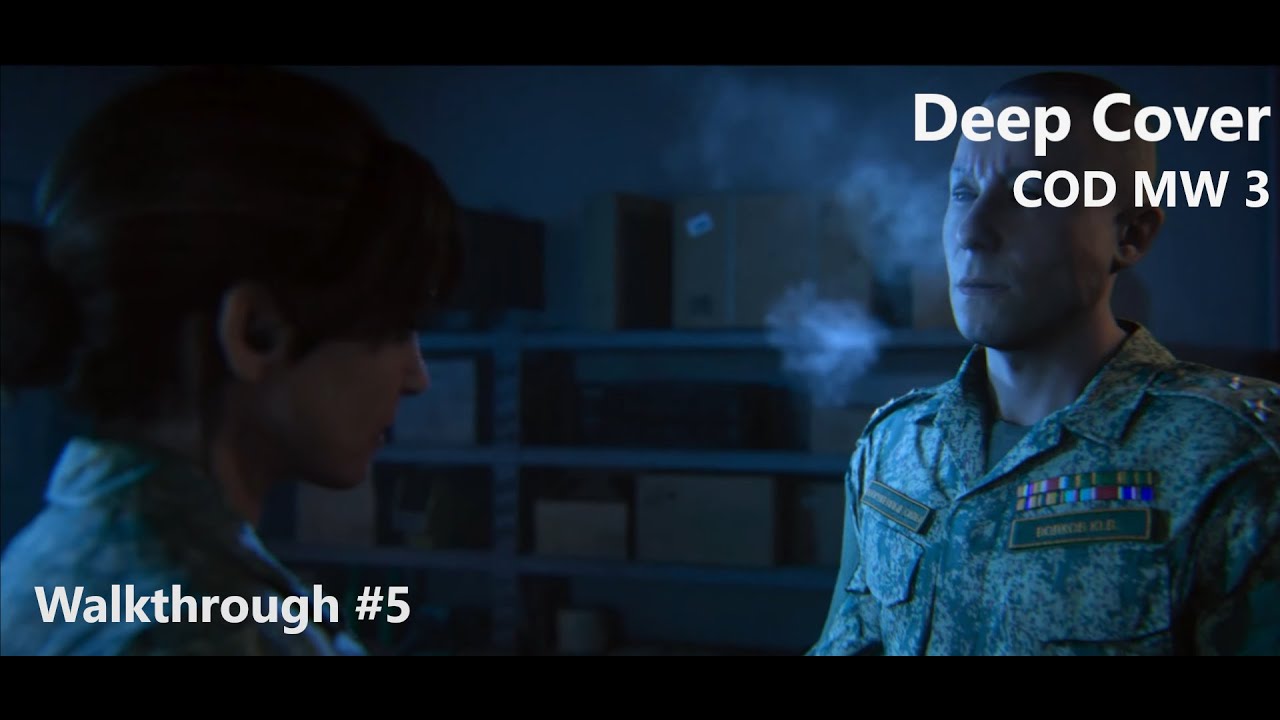 Deep Cover Mission | COD MW 3 | Call of duty Walkthrought #5 - YouTube