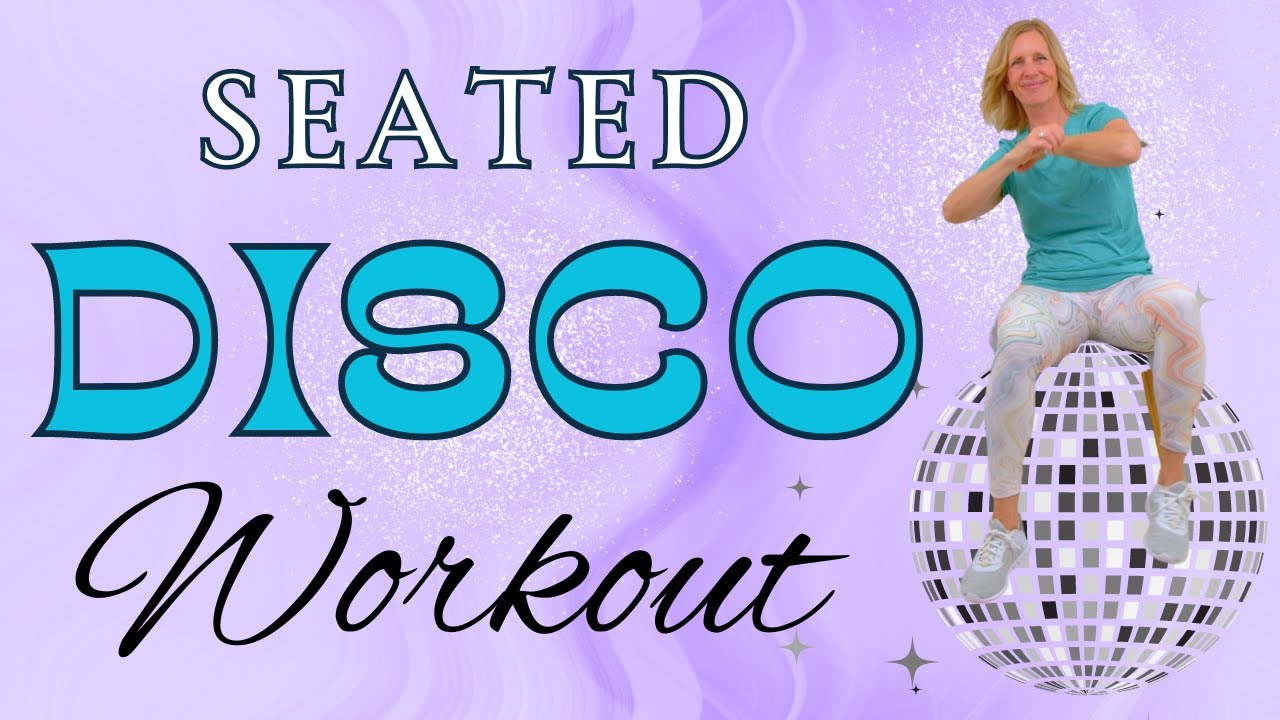 15 min DISCO Workout / Chair Exercises for Seniors with music from the ...