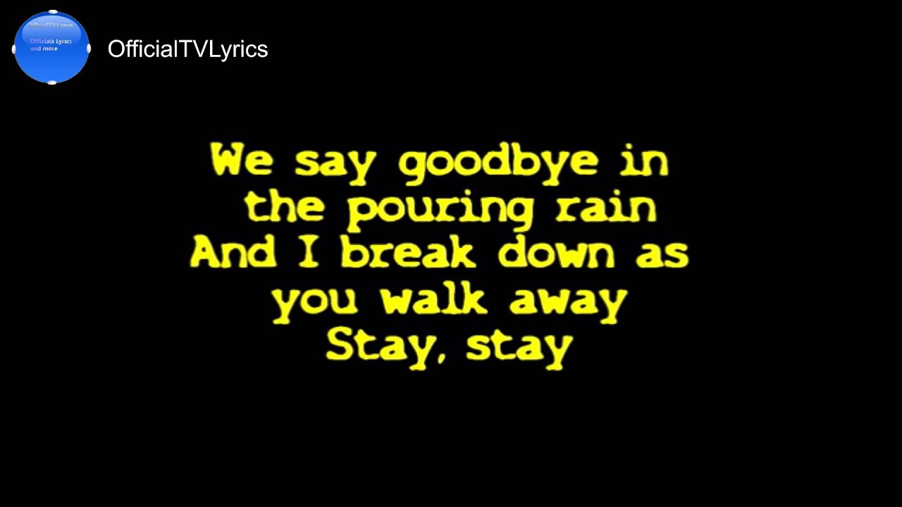 Hurts - Stay Lyrics - YouTube