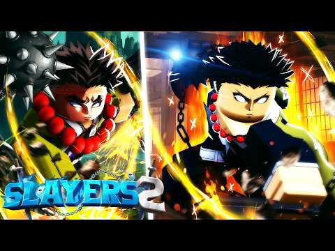 Becoming GYOMEI HIMEJIMA & UNLOCKING STONE BREATHING In Project Slayers 2 (Roblox)
