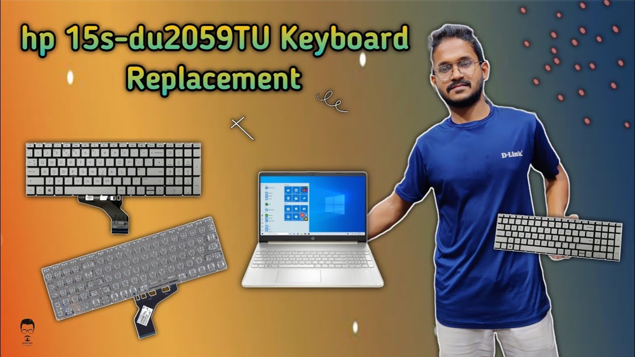 hp 15s-du2059TU Keyboard Replacement | hp 15-DA, 15-DB Keyboard - YouTube