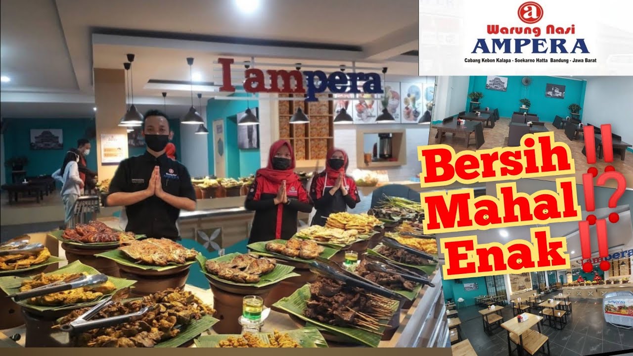 Warung Nasi Ampera Kalimalang.. Baru buka #warungnasiampera - YouTube