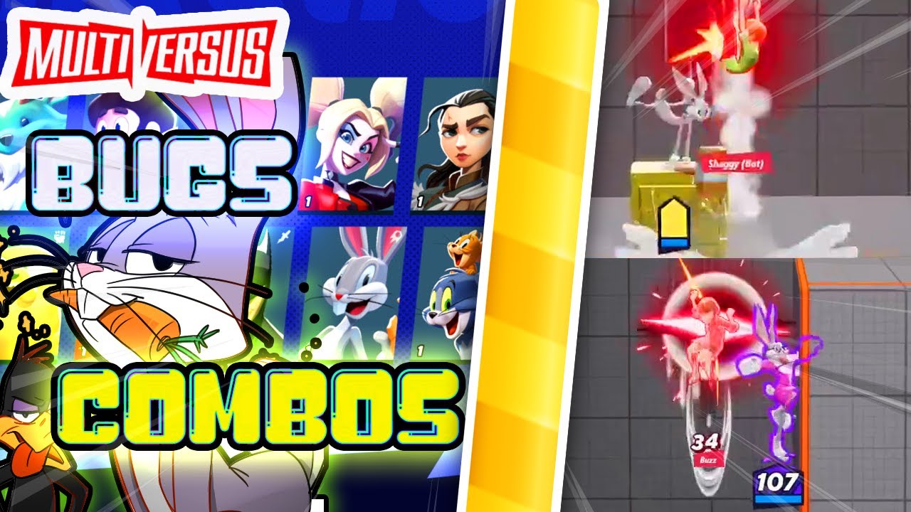 Bugs Bunny COMBOS 🥕| Multiversus clips and combos | - YouTube