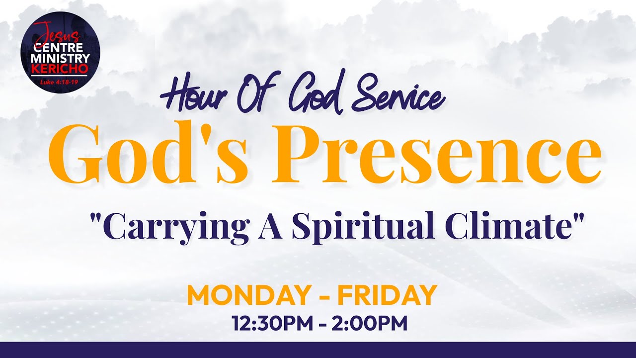 Hour Of God Service|| Carrying A Spiritual Climate ||12th May 2023 ...