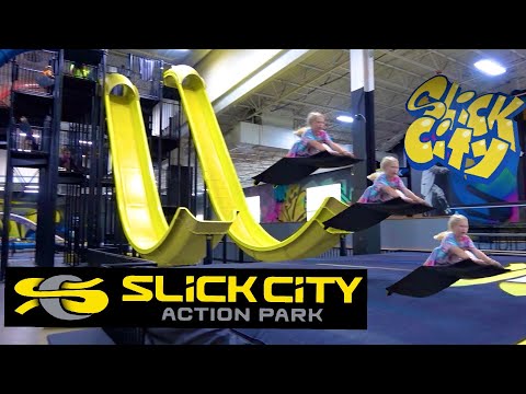 when she's at Slick City Action Park