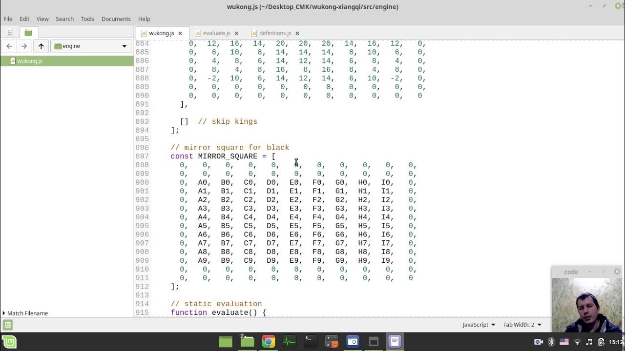 中國象棋遊戲 | Xiangqi chess engine in javascript: evaluation function - YouTube