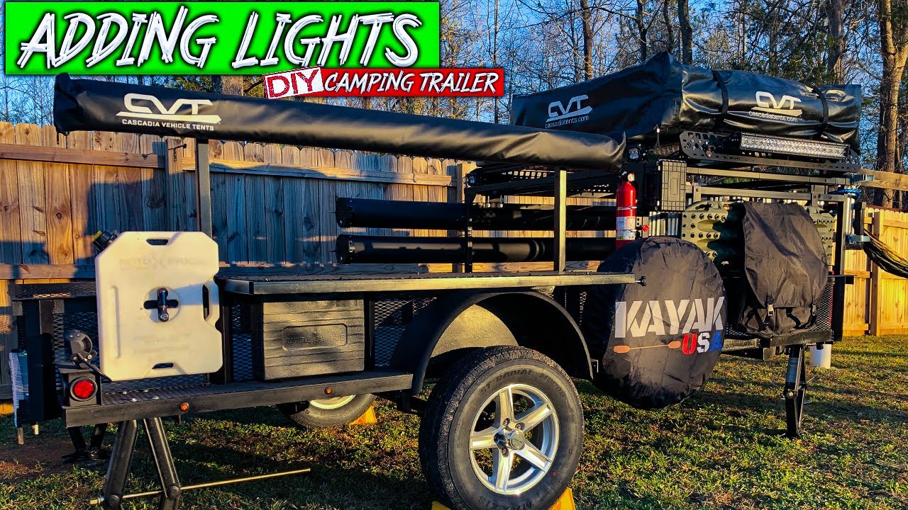 DIY Camping Trailer Build, Adding RGB LED Camp Lights & A Custom Switch ...