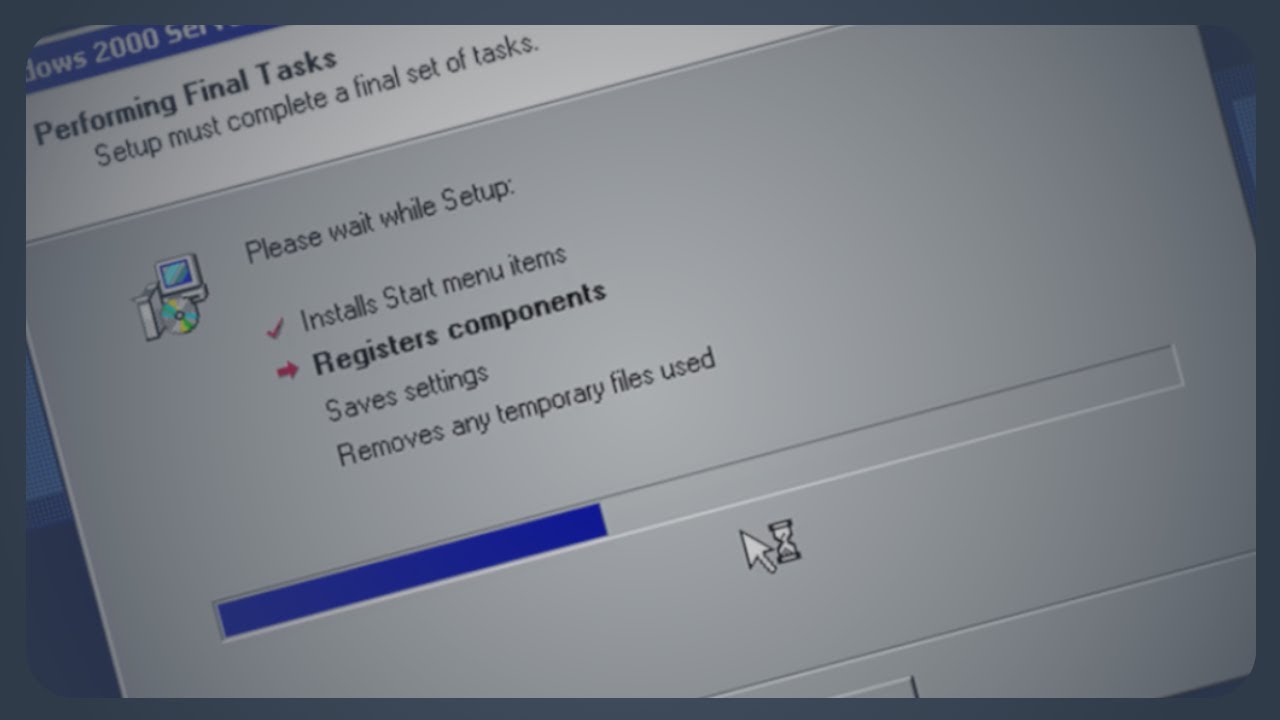 Installing Windows 2000 Datacenter Server | Timelapse - YouTube