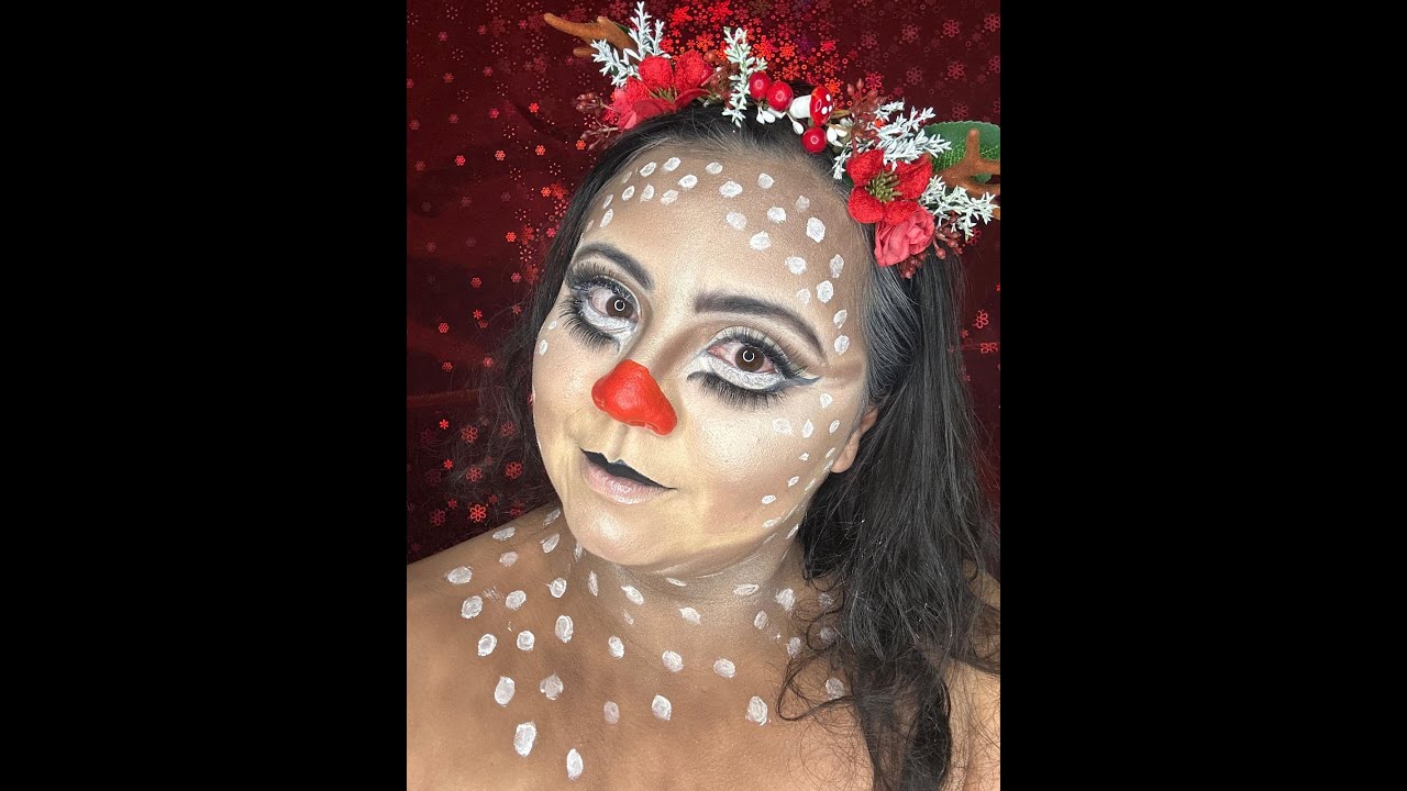Glow Like Rudolph! | Red-Nosed Reindeer Holiday Makeup Tutorial - YouTube