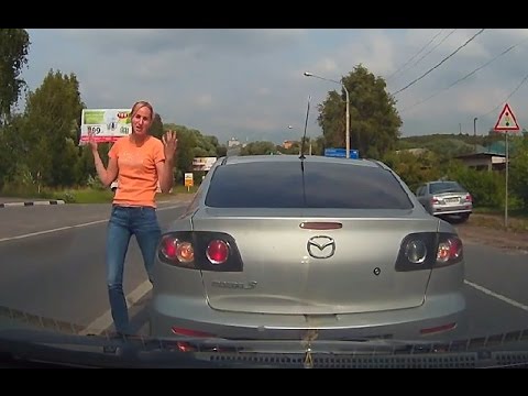 Russian women driving 2016 part 6 - YouTube