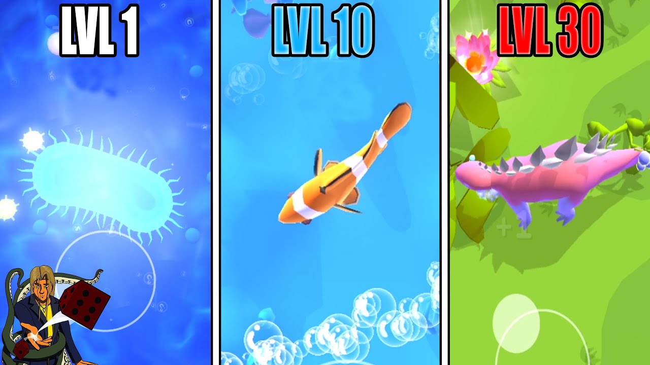 ÉVOLUER DE POISSON À DINOSAURE ! (Hyper Evolution) - YouTube