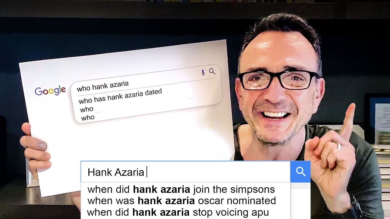 The Simpsons’ Hank Azaria Answers the Web's Most Searched Questions ...