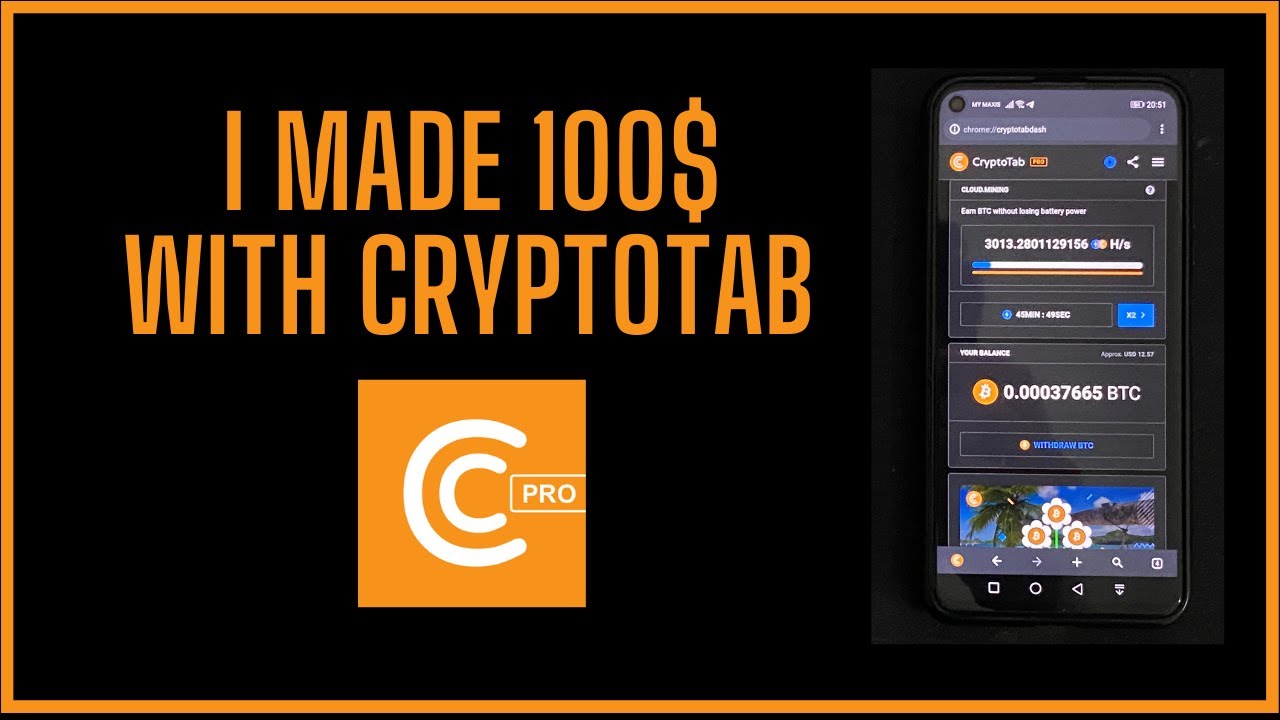 I MADE 100$ with CRYPTOTAB - Mobile Mining Farm Update - YouTube