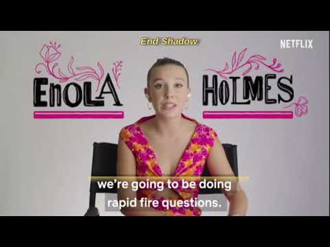 Millie Bobby Brown ve Louis Partridge kelime oyunu oynuyor (Türkçe Çeviri)