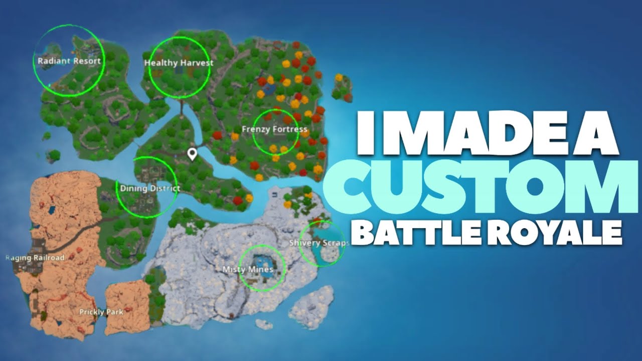 I Made A Battle Royale Map In Fortnite Creative! - YouTube