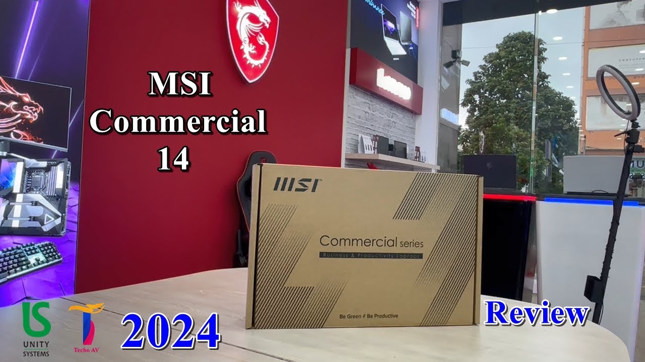 MSI Commercial 14 H A13MG Intel Core i5 - 13420H Review and Unboxing ...