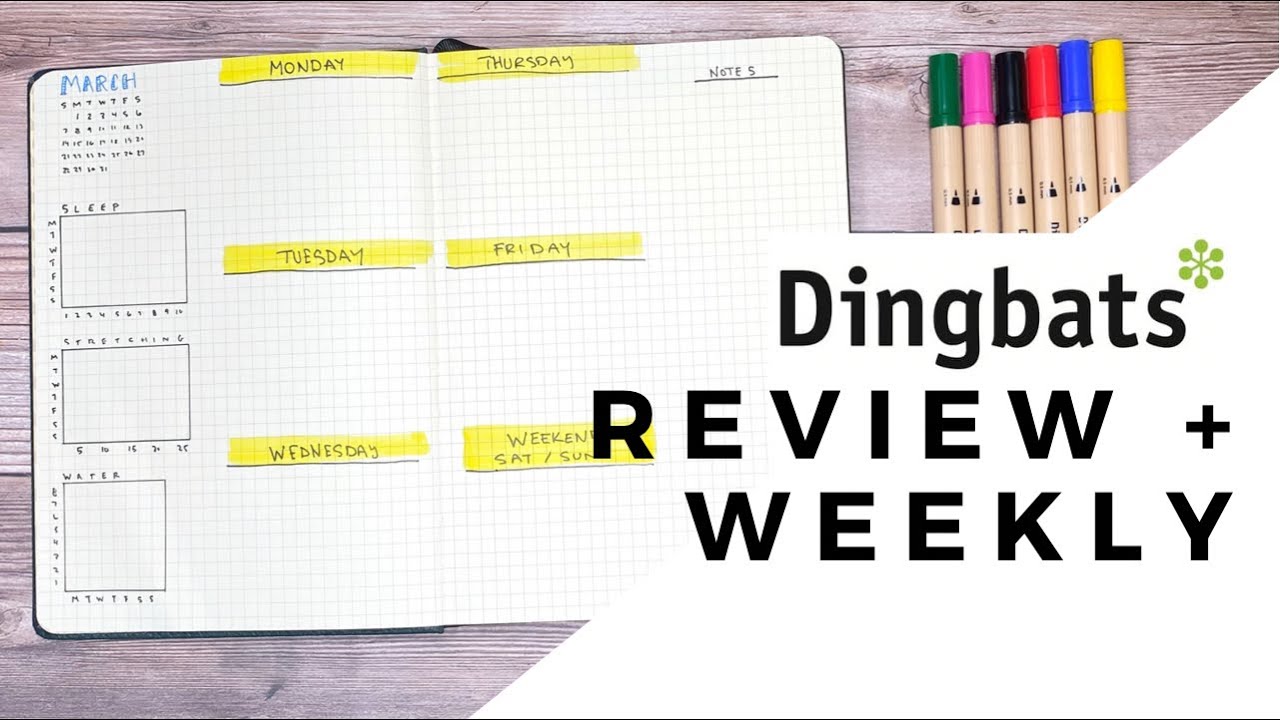 Reviewing the Dingbats Wildlife Notebook, Atopen Pens, and Creating a ...
