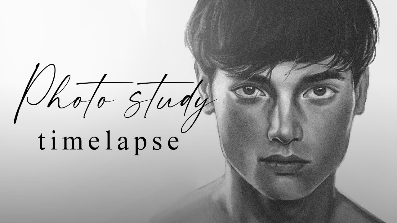 Timelapse photo study of Leon Kennedy's face model (Eduard Badaluta ...