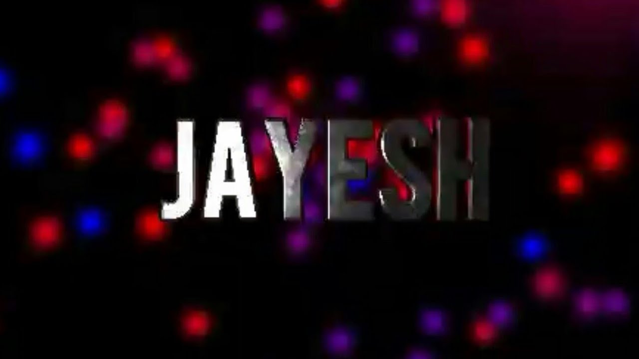 Intro Text Name By Jayesh | Text Effect | Whatsapp Status | J. M ...