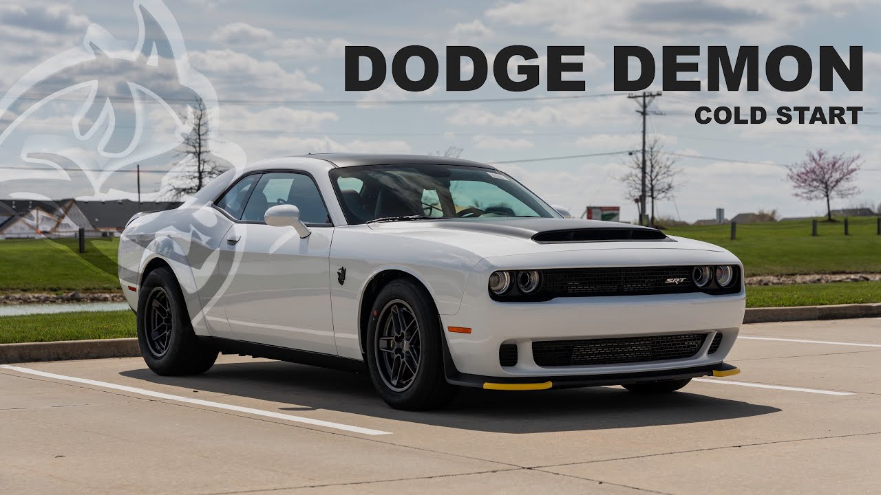 Dodge Challenger Demon - Cold Start - BringATrailer - YouTube