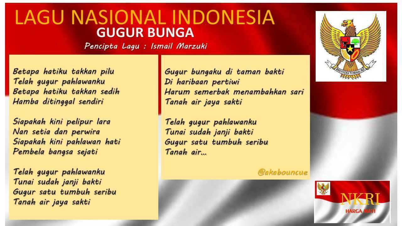 LIRIK LAGU GUGUR BUNGA - YouTube