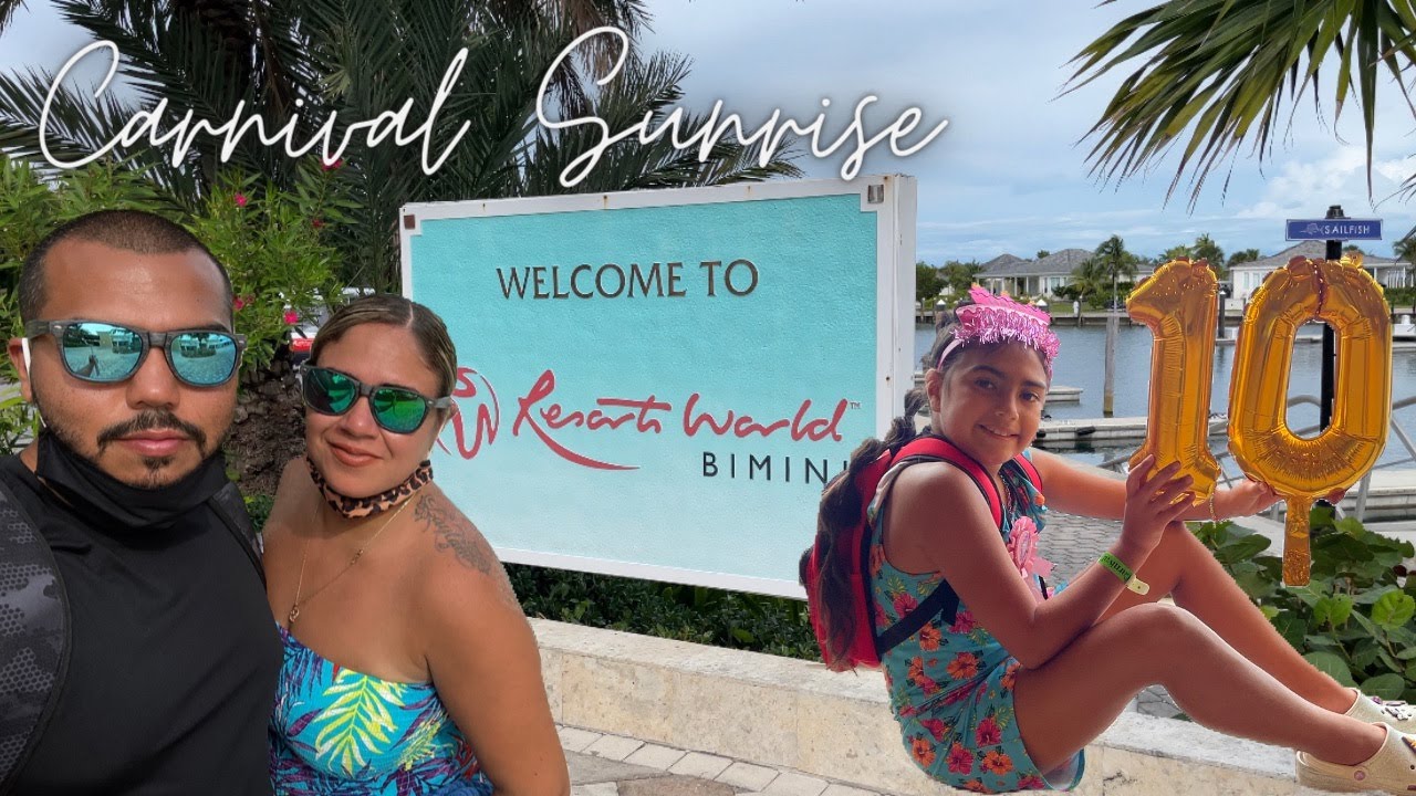 BIMINI BAHAMAS | CARNIVAL SUNRISE | Cruise Vacation | Day 4 & 5 - YouTube